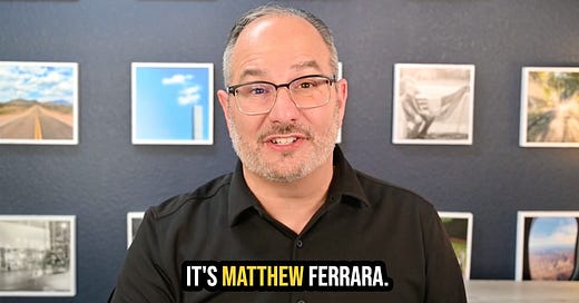 Always Inspiring | Matthew Ferrara | Substack