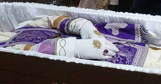 Farewell to a ‘turbulent priest’: Bishop Richard Williamson's funeral ...