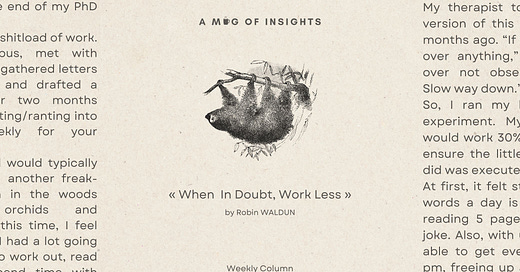 A Mug of Insights | Robin Waldun | Substack