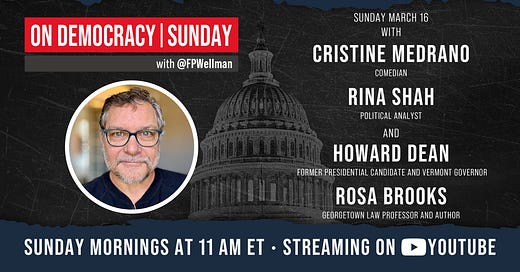 On Democracy with FPWellman Substack Community | Substack