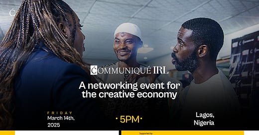 Communiqué | David I. Adeleke | Substack