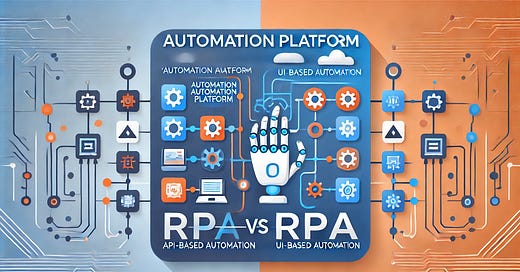 自動化平台 vs RPA 工具：簡易介紹與比較 - by Ted Chen - ChatGPT 落地研究 | Ted