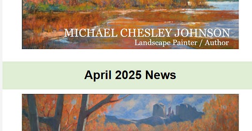 Painting to See | Michael Chesley Johnson | Substack