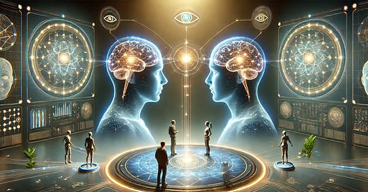 Synthetic Telepathy Communicator Technology (envisioned by AI)