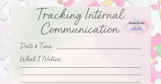 Healing My Parts Substack | Substack