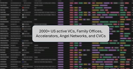 The Ultimate Venture Capital Database 🌟