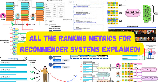 Deep Dive: All the Ranking Metrics for Recommender Systems Explained!