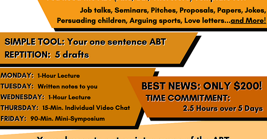 ABT Agenda | Randy Olson | Substack