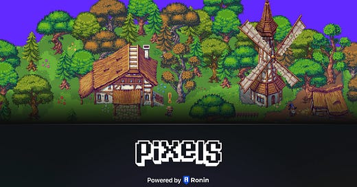 Pixels is LIVE on Ronin - Ronin’s Newsletter