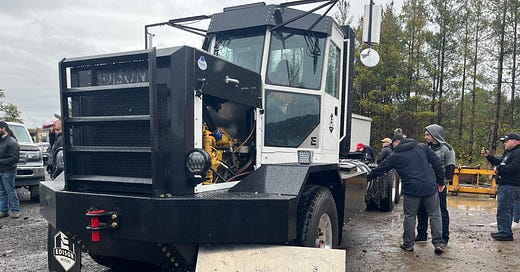 Up Close with Edison Motors prototype Diesel Electric Hybrid Truck