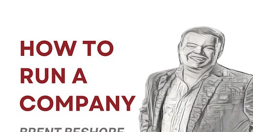 Brent Beshore's Permanent Equity Playbook to Run a Company