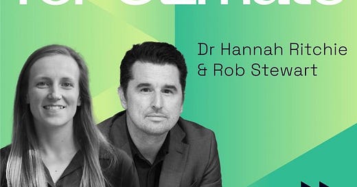 Sustainability by numbers | Hannah Ritchie | Substack