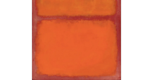 Mark Rothko, Orange, Red, Yellow, 1961 - by Alina Okun