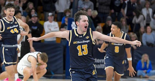 UCSD stuns Utah State for Quad 1 win - by gauchodan