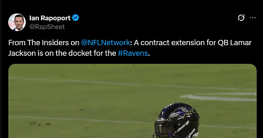 The NFL According to Q | Josh Queipo | Substack