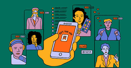 Introducing live video in the Substack app