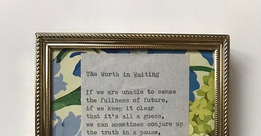 Poetic Purpose | Jacqueline Suskin | Substack