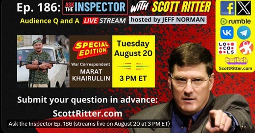 Ask the Inspector Ep. 186 with Marat Khairullin!