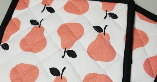 Make Quilted Hot Pads - by Madam Sew - The Sewist Diary