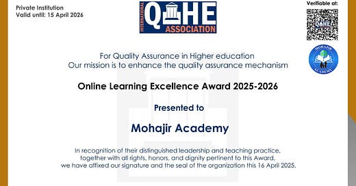 Mohajir Academy | Substack