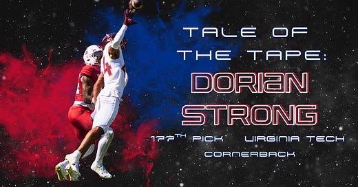 Tale of the Tape: Dorian Strong - by Joe Marino