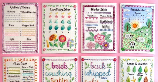 All 12 Patterns for Sampler Guide Book
