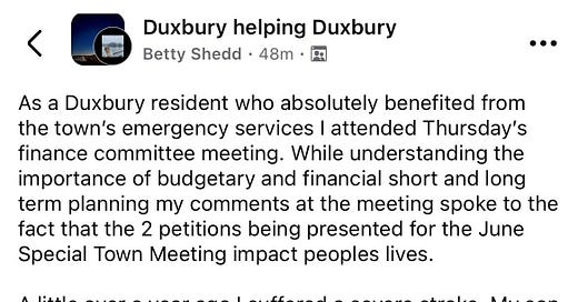 Duxbury | Christine Hill | Substack