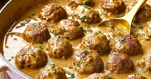 Swedish Meatballs - by Sophie - Essen Recipes