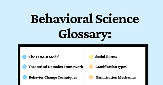 Behavioral Science: Glossary