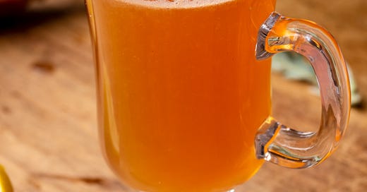 Golden Ember Cocktail - by Callan Wenner - The Plum Social