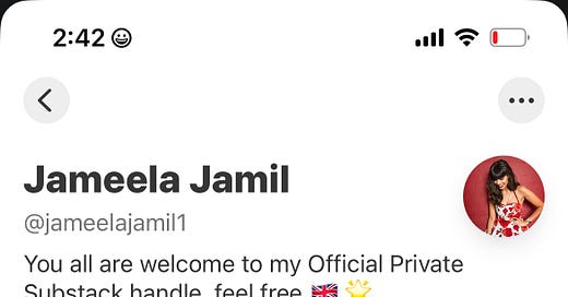 A Low Desire To Please with Jameela Jamil | Substack