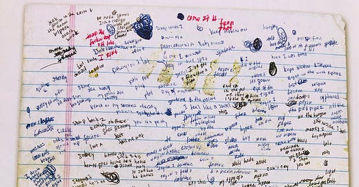 Eminem's Boxes of Notes - by Jillian Hess - Noted