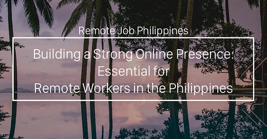 Remote Job Philippines | Substack