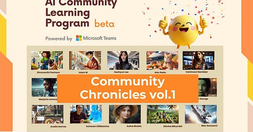 AI Community Learning Program | Shyvee Shi | Substack