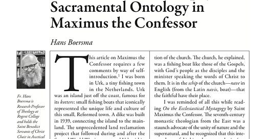 Fr. Hans Boersma | Substack