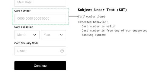 What to test? The Subject Under Test (SUT)