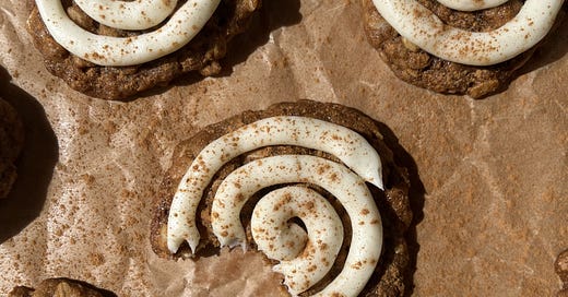 Cinnamon Roll Oatmeal Cookies - Karianna Alexa