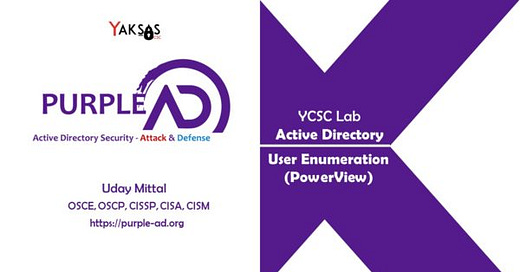 Active Directory User Enumeration Using Powerview