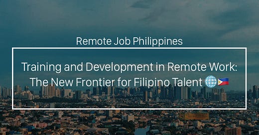 Remote Job Philippines | Substack