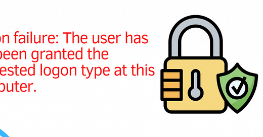 How To - Fix Error: WSL2 - "Logon failure: the user has not been granted the requested logon ...