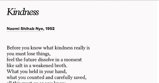 poetry pocket: kindness, naomi shihab nye - Ars Poetica