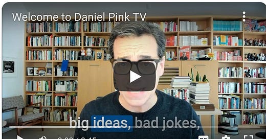 The Pink Report | Daniel Pink | Substack