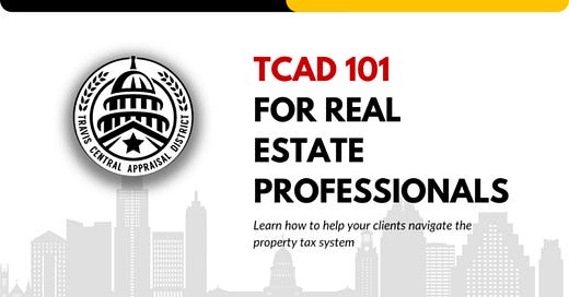Travis CAD’s Substack | Travis Central Appraisal Dist. | Substack