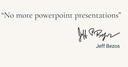 How to write an Amazon-style narrative memo