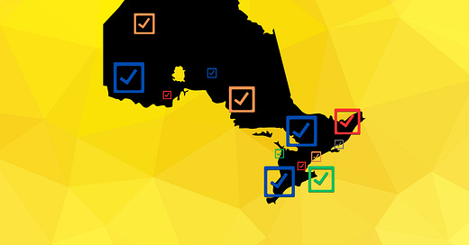 Ontario Election Projection - by Éric Grenier - The Writ