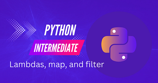Lambdas, map, and filter - by Jakub Slys 🎖️ - slys.dev