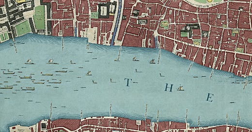 The 1746 Rocque Map Of London... Now In Colour