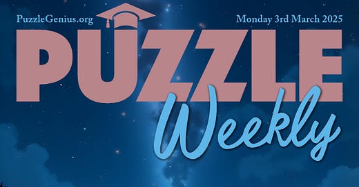 Puzzle Weekly | Substack