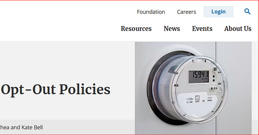 State Legislature Smart Meter Opt Out Efforts (U.S.)