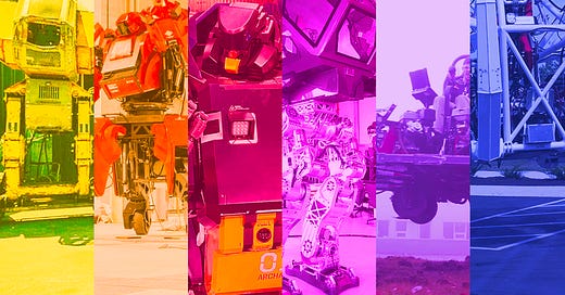 Meet six real-life giant mech robots - by Conrad Gray